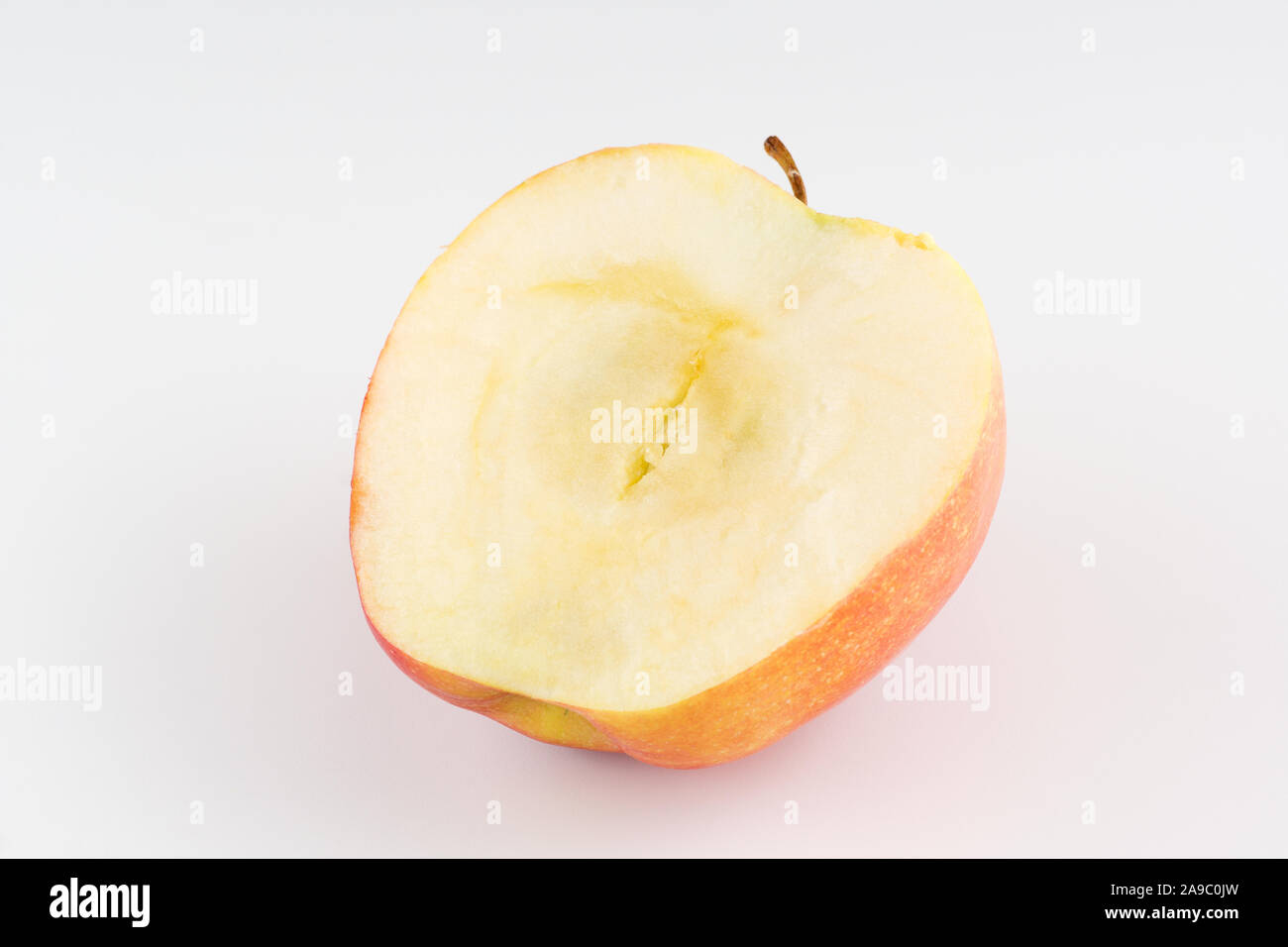 fresh cut apple isolated on white background Stock Photo - Alamy