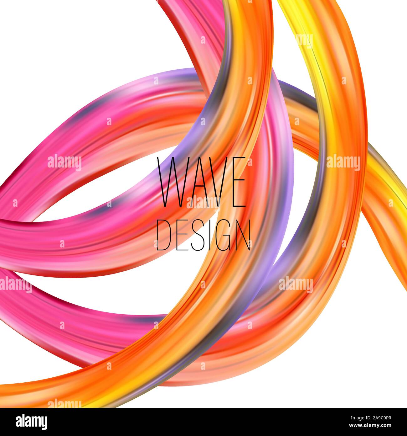 Abstract vector colorful vector background, color flow liquid wave for ...