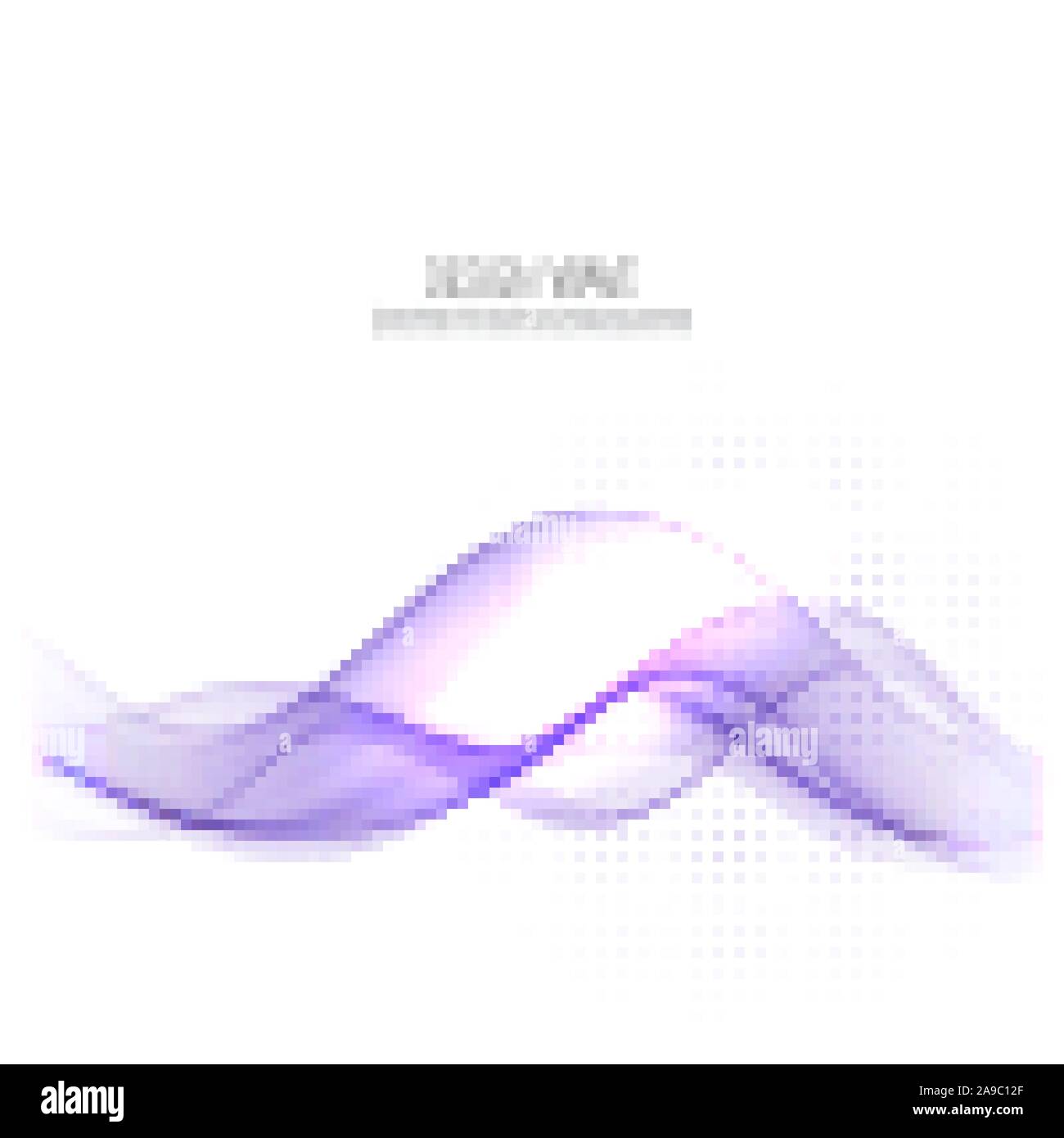 Blue smooth abstract border wave soft background modern futuristic cool ...