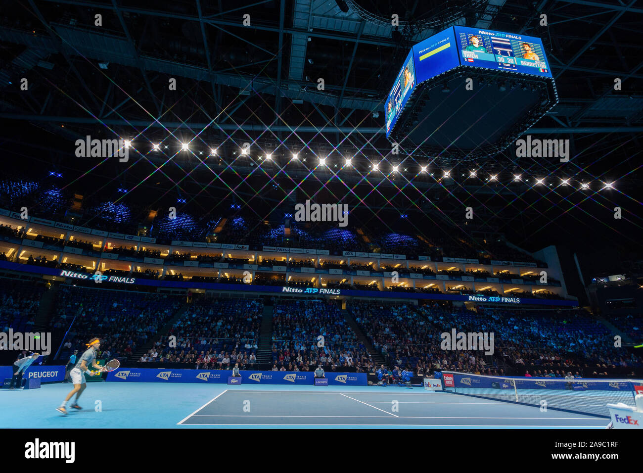 Court view o2 arena nitto atp hi-res stock photography and images - Alamy