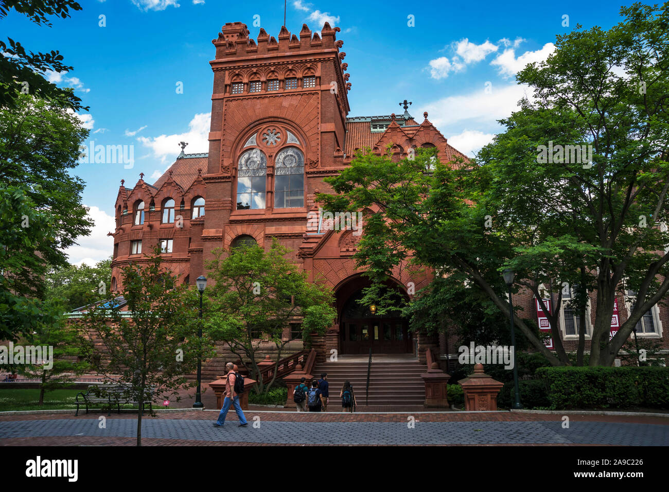 Front view of Fisher Fine Arts Library, University of Pennsylvania ...