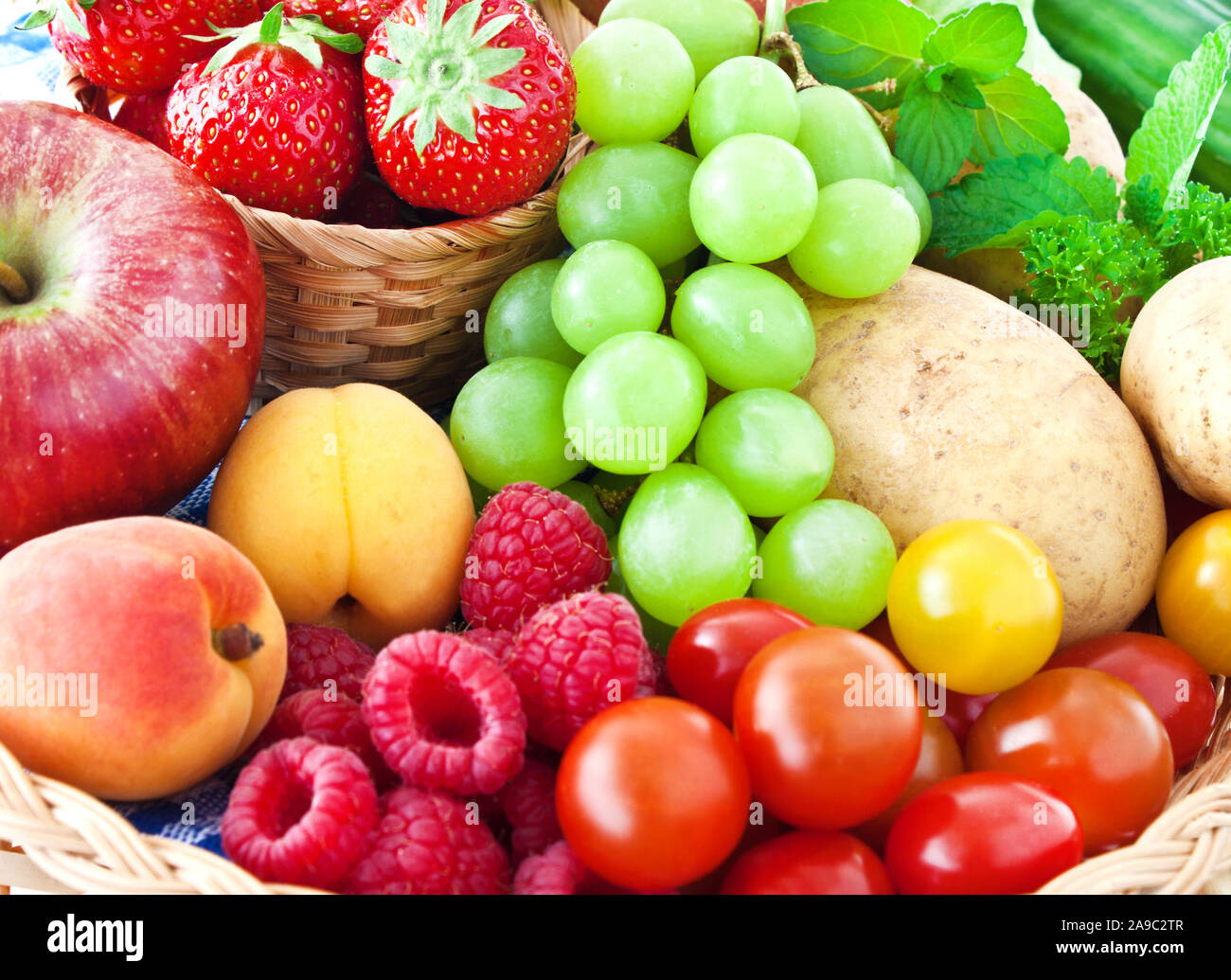 Fruits and vegetables Stock Photo - Alamy