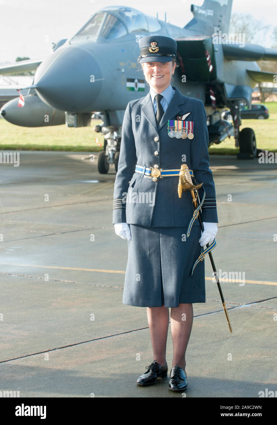 Wing Commander 26 year old Nikki Thomas becomes the first woman to ...