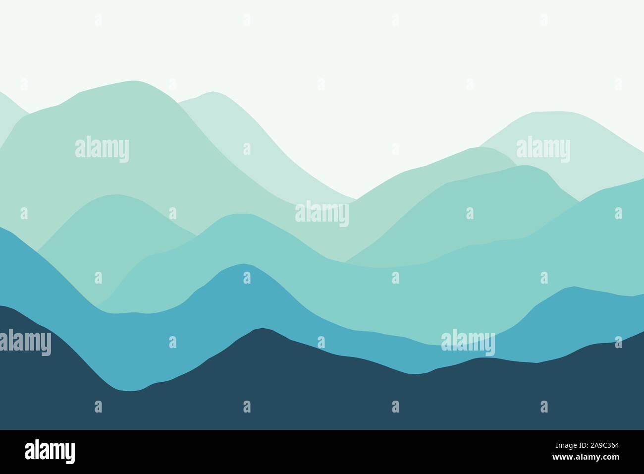 Panorama mountain layers Stock Vector Images - Alamy