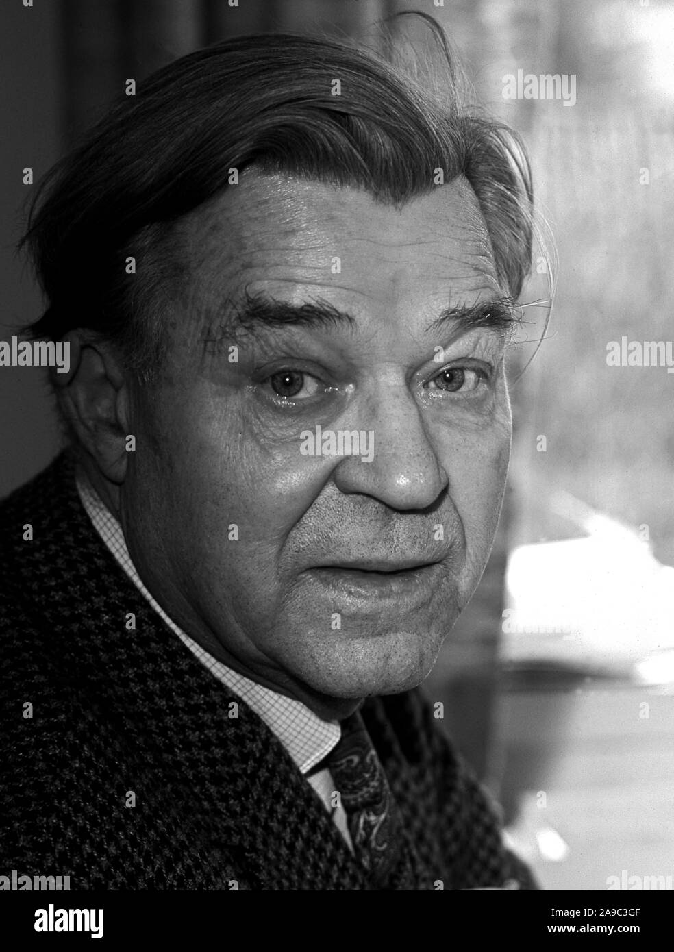 Gunnar Myrdal. swedish economist and politician photo: Bo arrhed Stock ...
