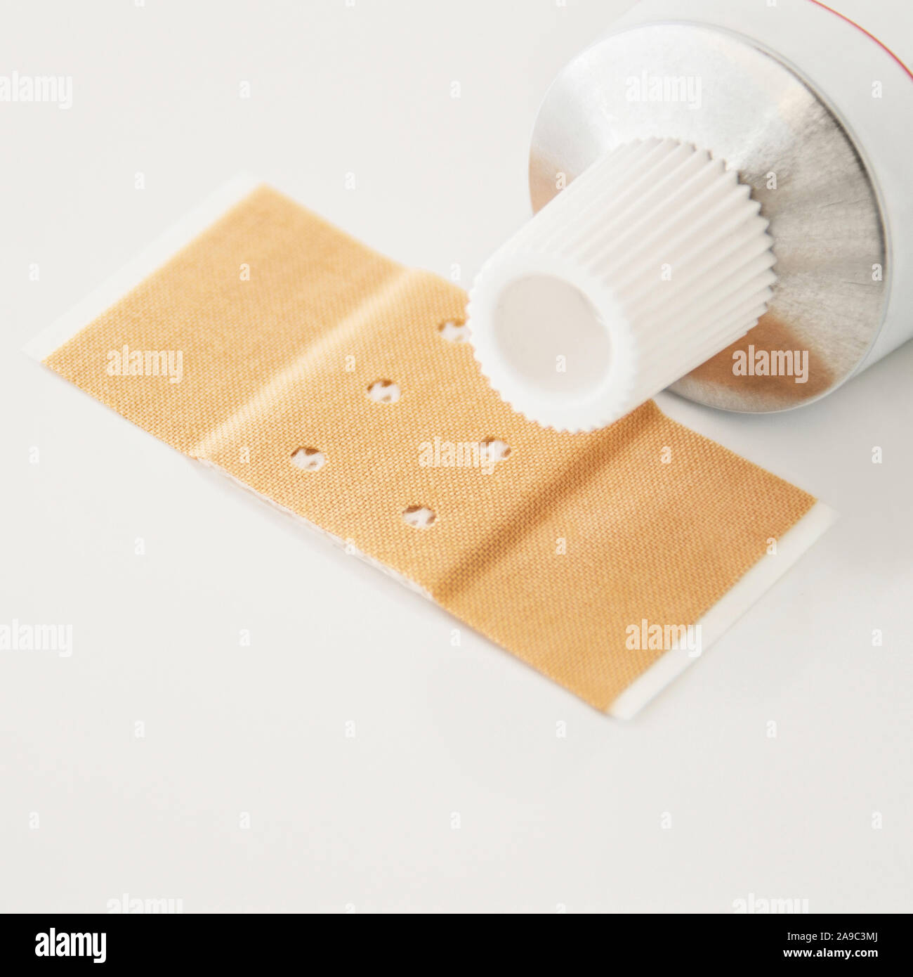 Medical skin healing products Stock Photo - Alamy