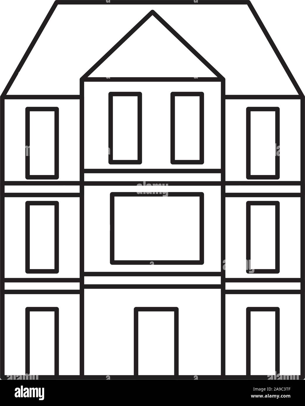 London house style Stock Vector Images - Alamy