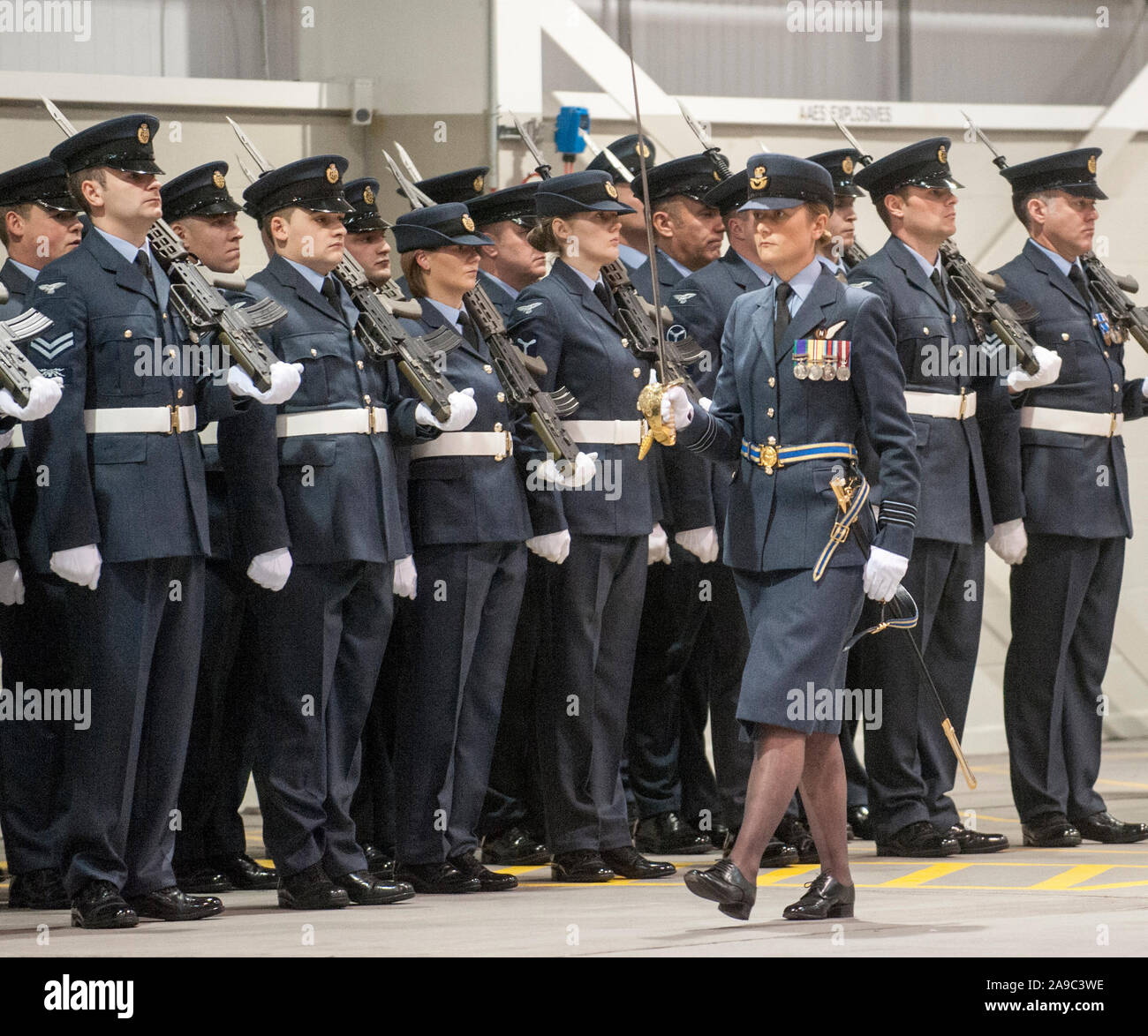 Wing Commander 26 year old Nikki Thomas becomes the first woman to ...