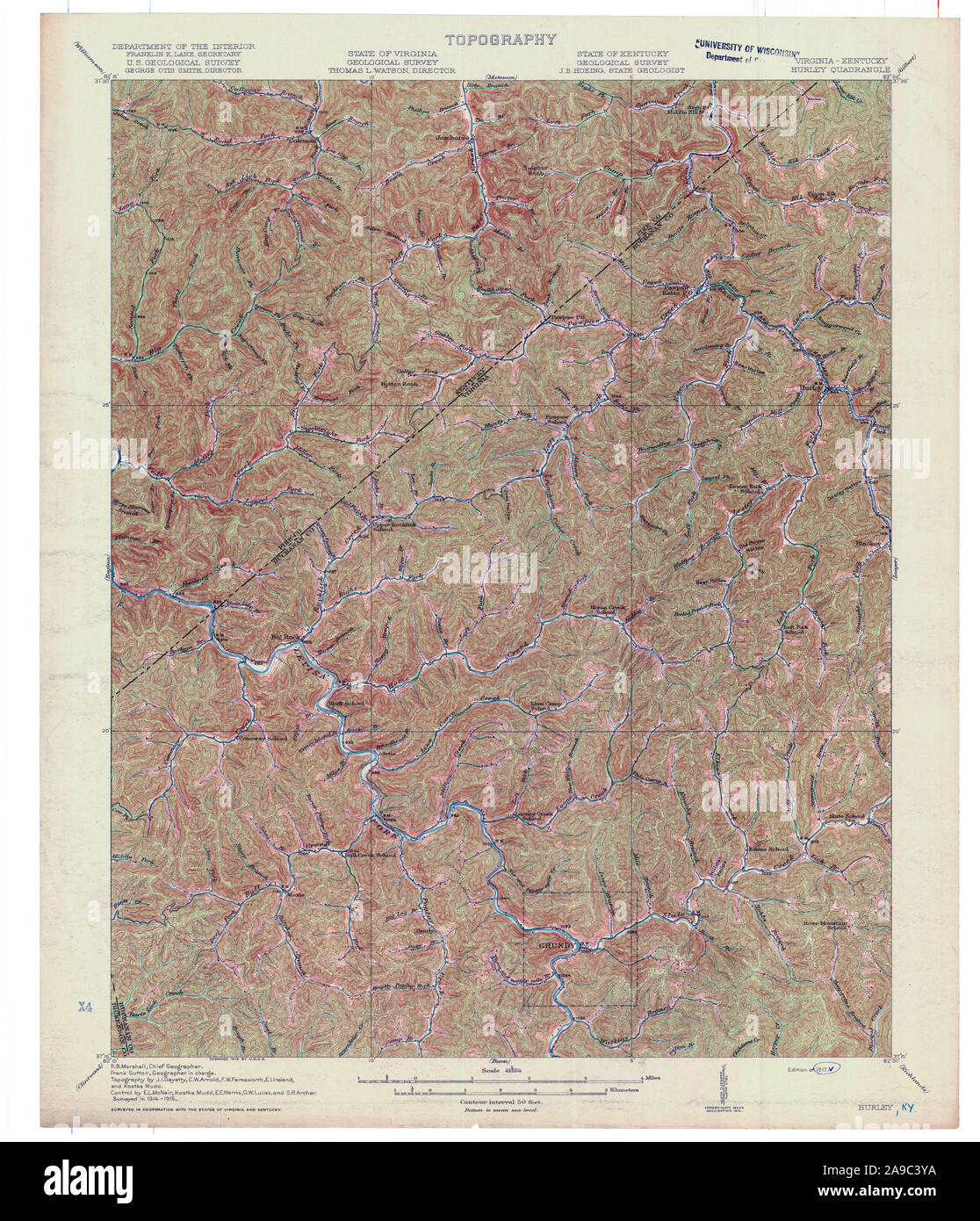 Hurley map hi-res stock photography and images - Alamy