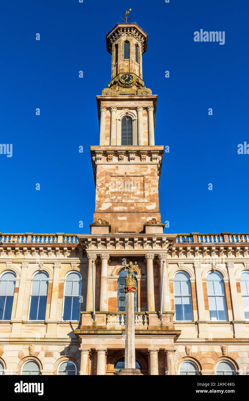 Irvine Townhouse, a 19th century historical listed building, built in ...