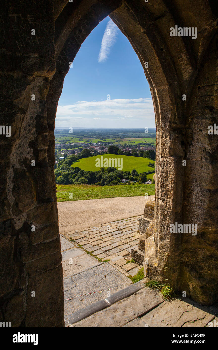 Glastonbury tor inside hi-res stock photography and images - Alamy