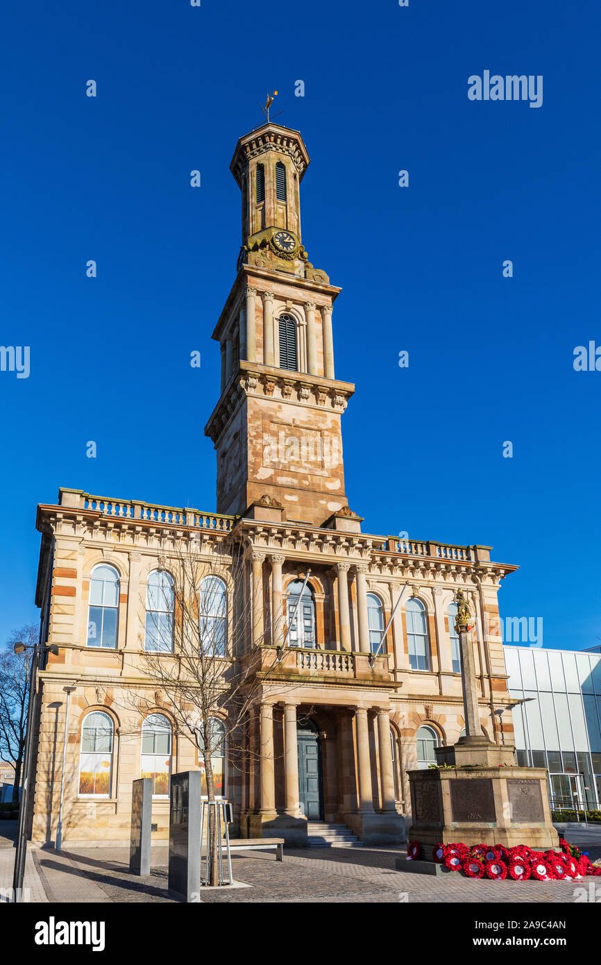 Irvine Townhouse, a 19th century historical listed building, built in ...