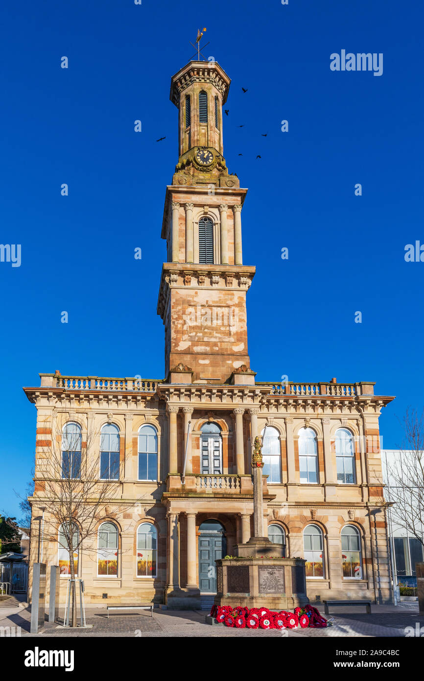 Irvine Townhouse, a 19th century historical listed building, built in ...