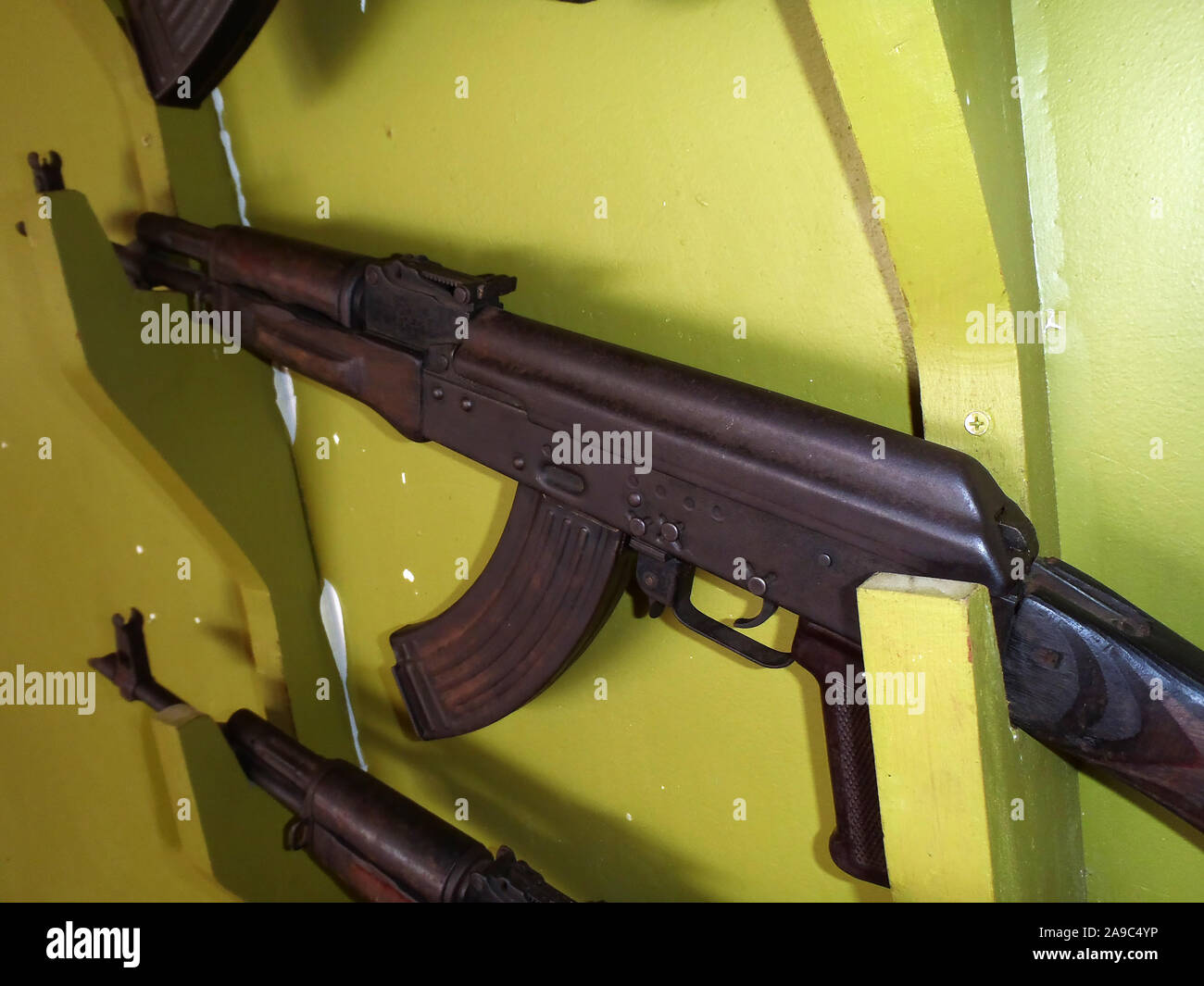 AK-47 at a shooting range in Cambodia Stock Photo - Alamy