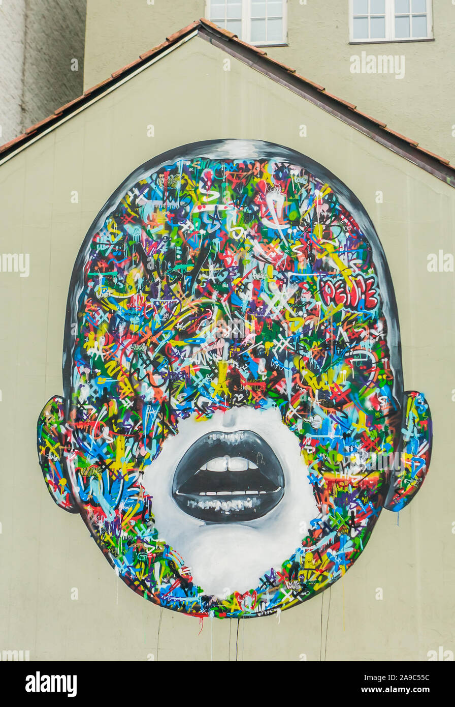 Graffiti and street art in Stavanger,Norway Stock Photo - Alamy