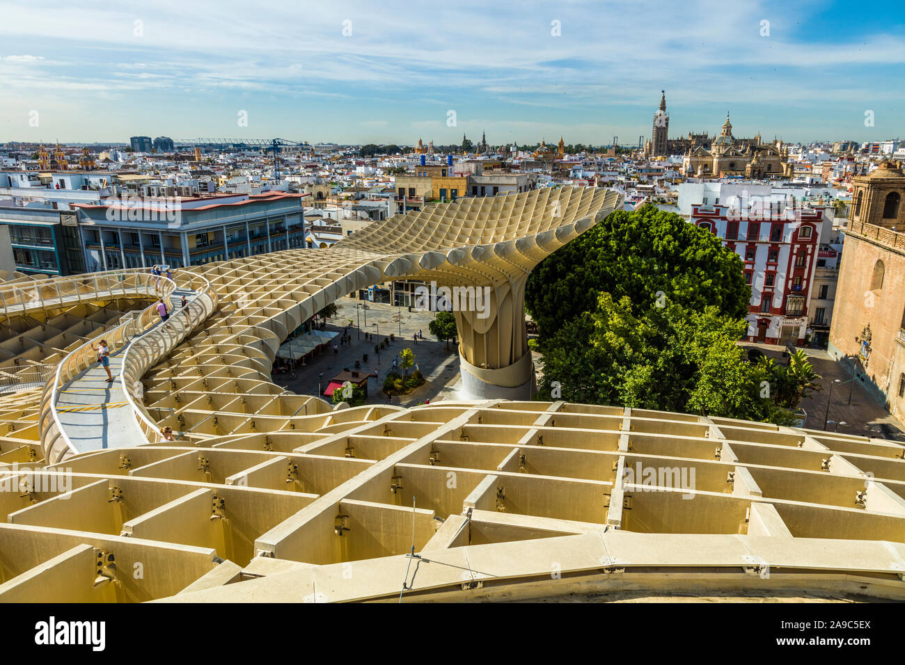 Seville wooden structure hi-res stock photography and images - Alamy