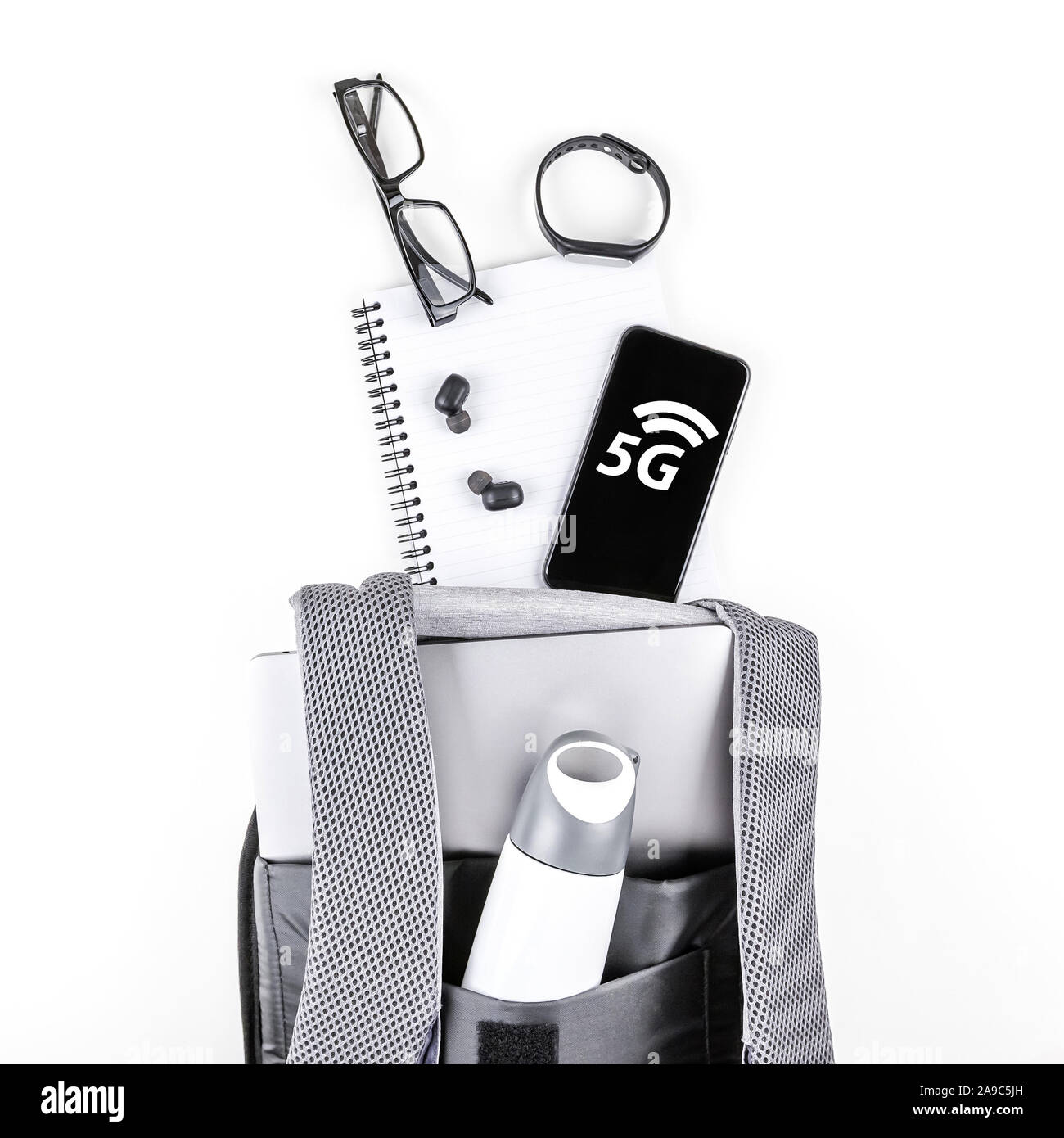 5G network, high-speed mobile Internet, new generation networks concept ...