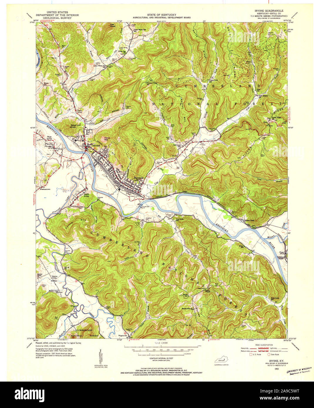 Map irvine hi-res stock photography and images - Alamy