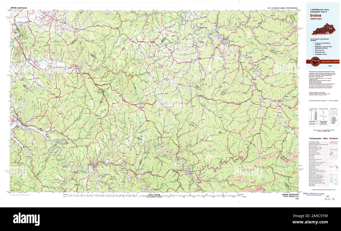 Map irvine hi-res stock photography and images - Alamy