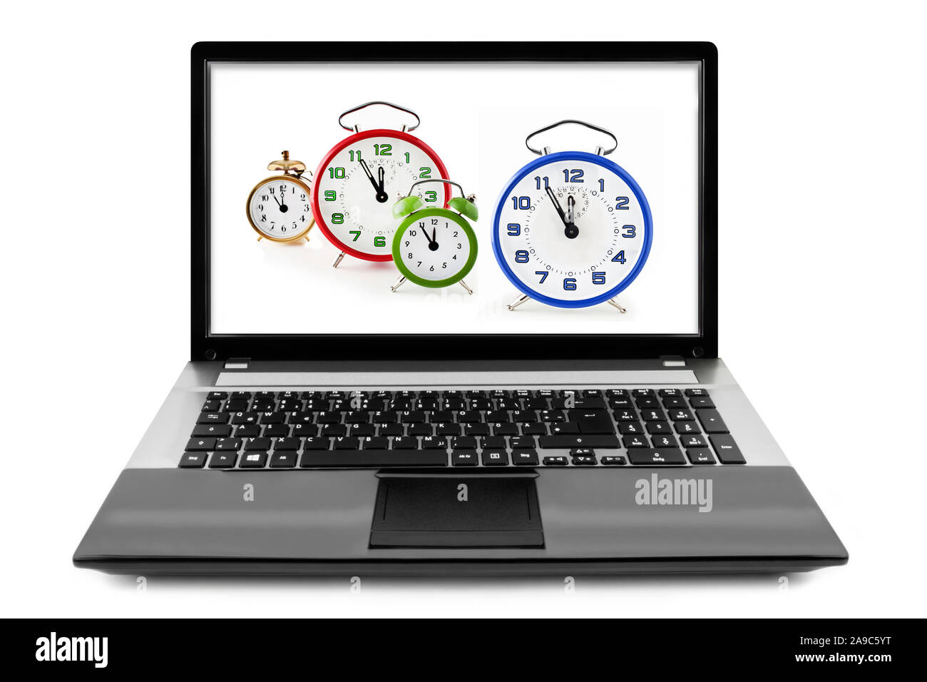 Notebook - Time Stock Photo - Alamy
