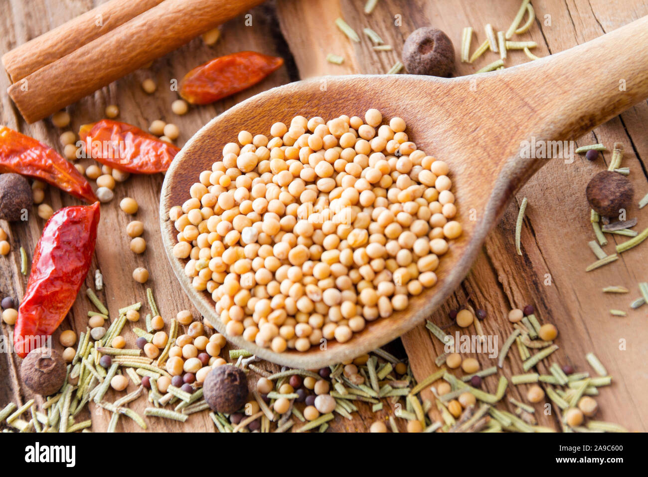 Grain of mustard seed Stock Photo - Alamy