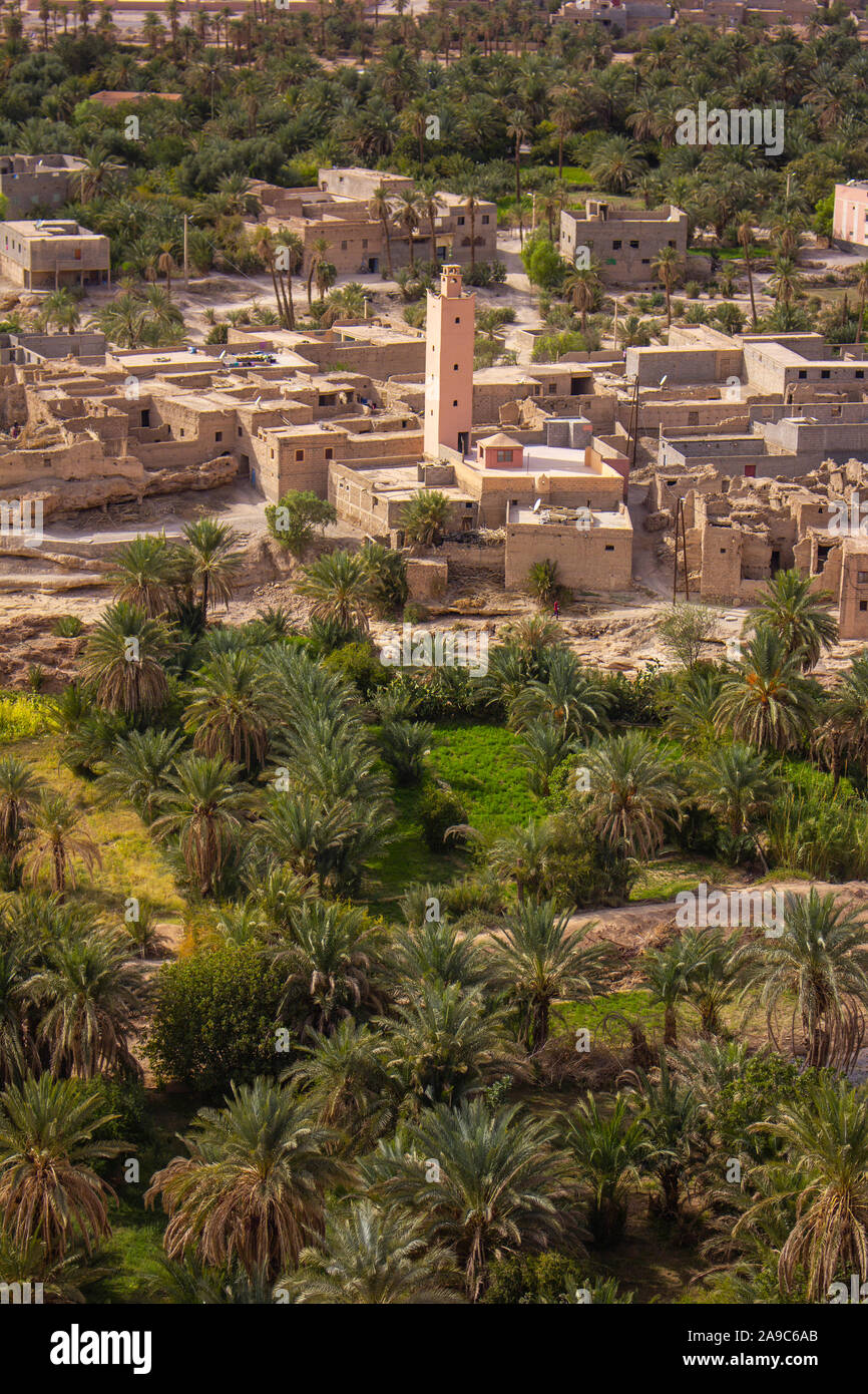 Palm Oasis Tata Morocco Stock Photo - Alamy