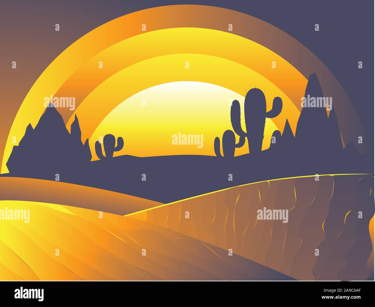 Arizona rocks Stock Vector Images - Alamy