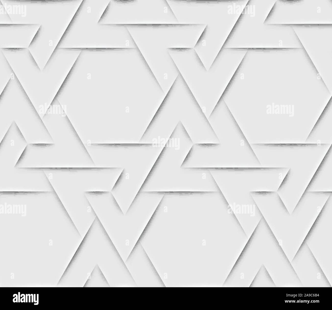 Seamless islam pattern with triangular and hexagonal cells made from ...