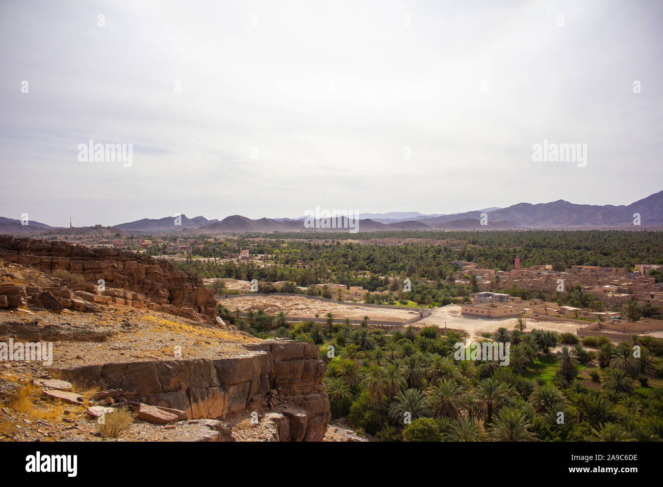 Palm Oasis Tata Morocco Stock Photo - Alamy