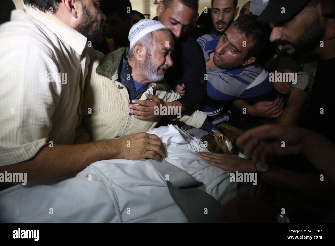 Palestinian Islamic Jihad militants attend the funeral of a Ahmed al ...