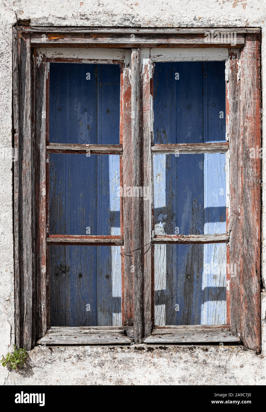 old window of abandoned house in ruins Stock Photo - Alamy
