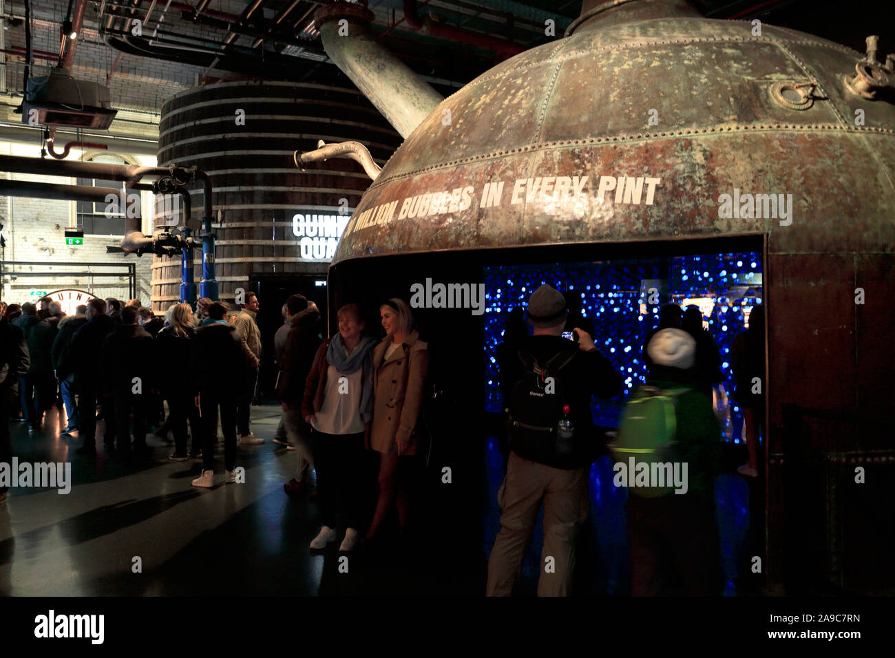 Image inside the Guinness Storehouse Brewery Visitor Attraction, St ...