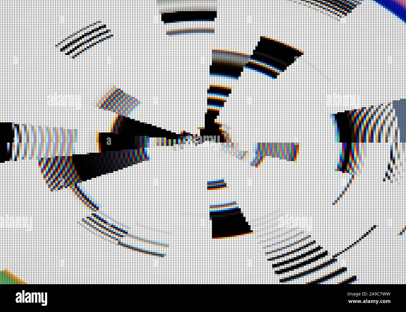 Abstract background with tv grid setting style Stock Photo - Alamy