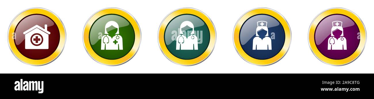 Gold hospital vector vectors hi-res stock photography and images - Alamy