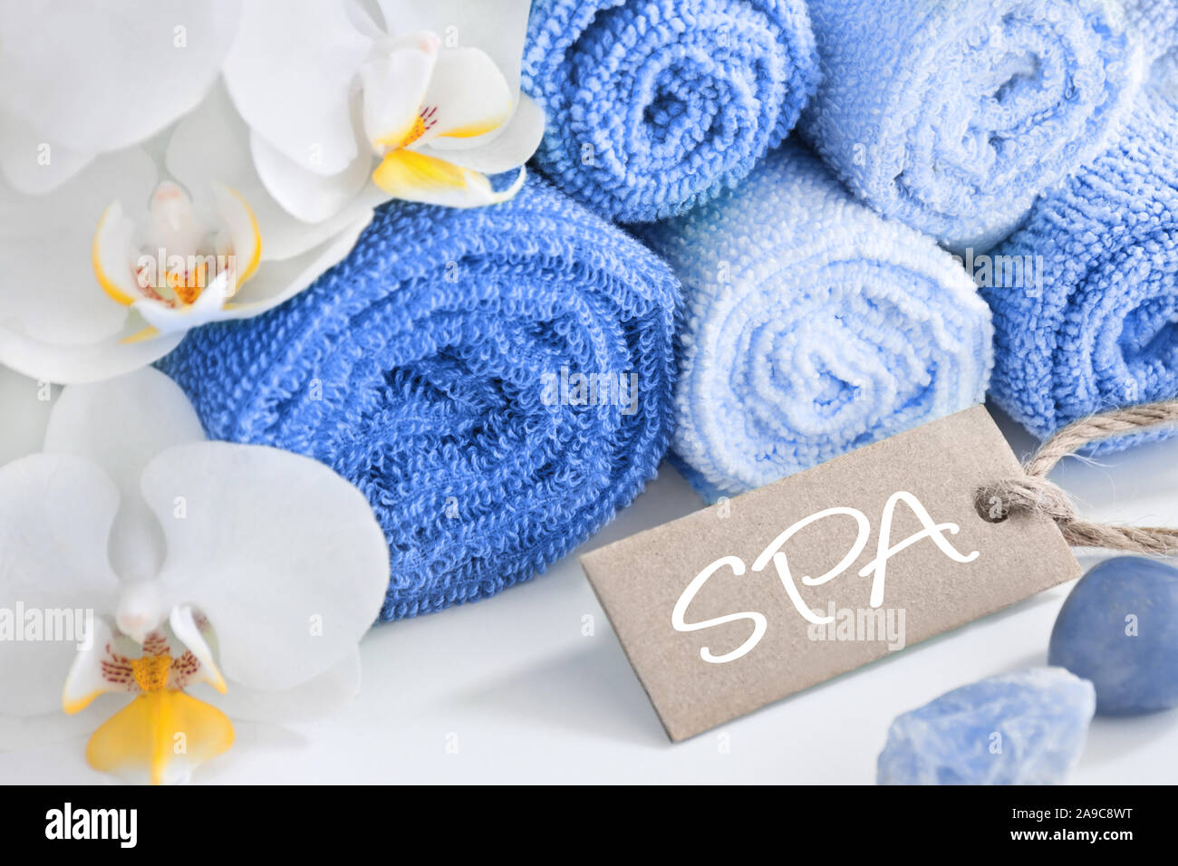 Wellness Label Spa Stock Photo - Alamy