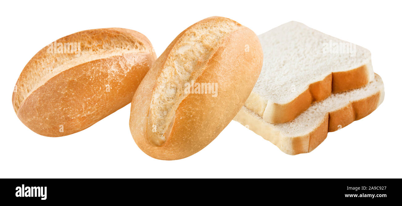 Various types of bread Cut Out Stock Images & Pictures - Alamy