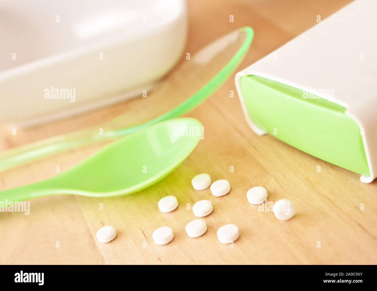 Sweetener tablets hi-res stock photography and images - Alamy