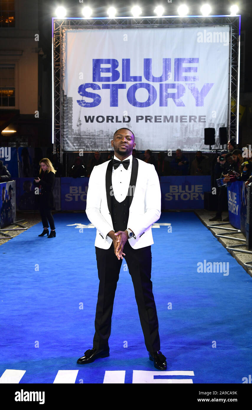 Rapman arriving at the premiere of Blue Story at the Curzon Mayfair ...