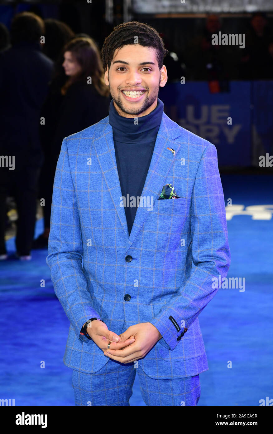 Rohan Nedd arriving at the premiere of Blue Story at the Curzon Mayfair ...
