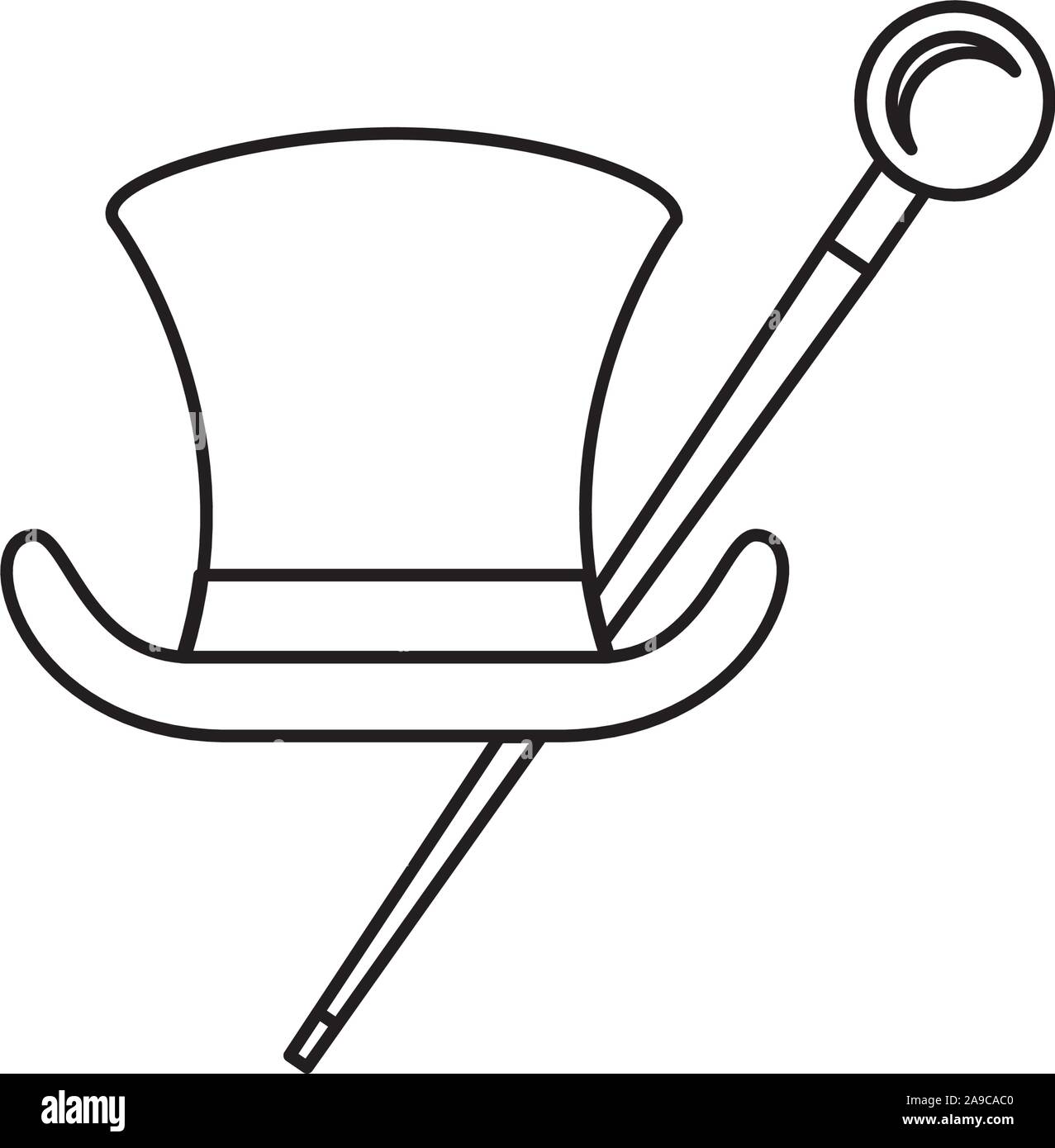 england hat and cane gentleman accessories Stock Vector Image & Art - Alamy