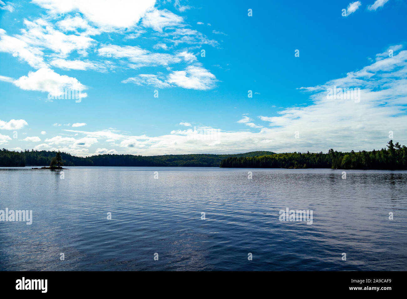 View of Rock Lake from Booth's Rock Stock Photo - Alamy