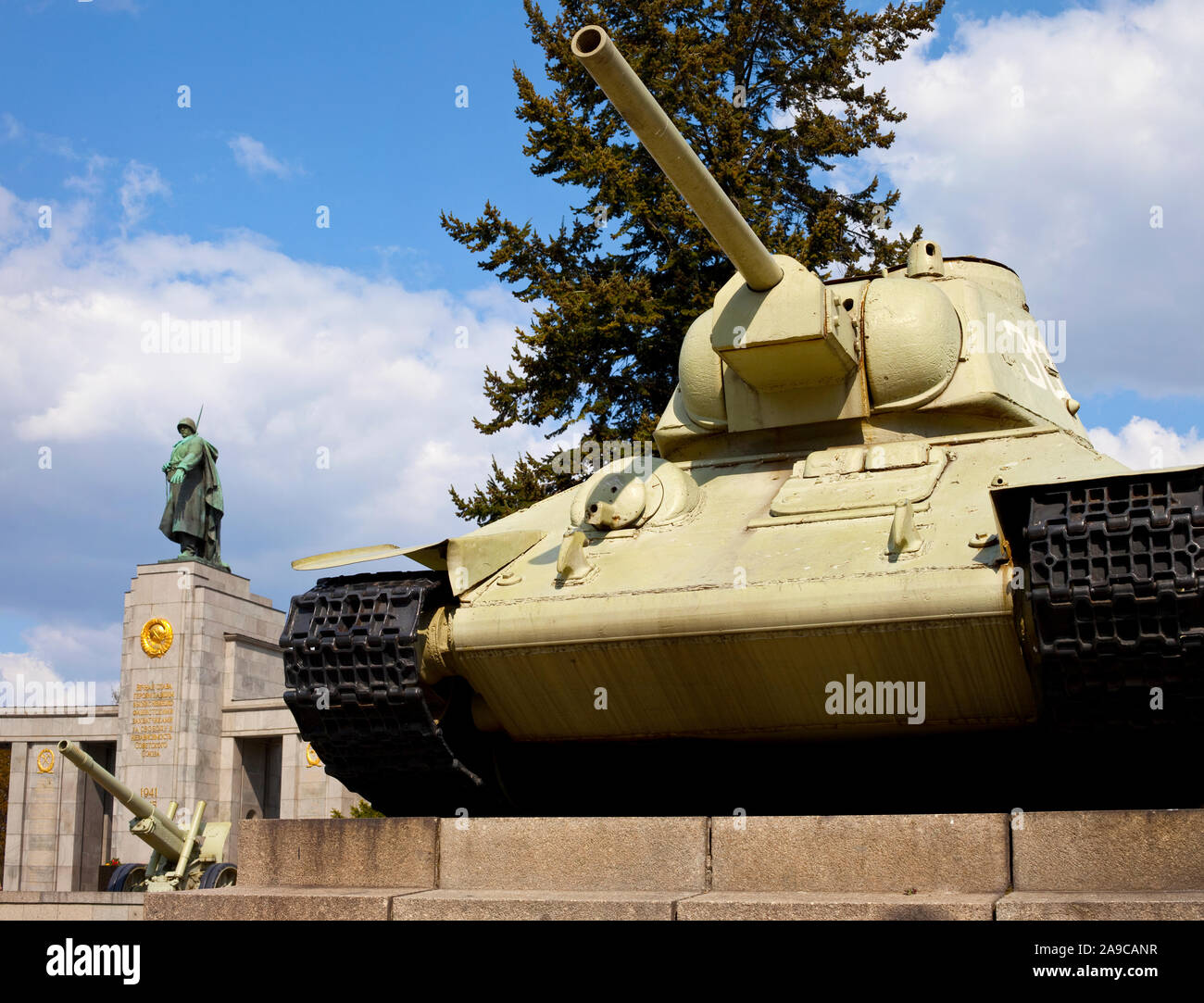 Berlin, Germany - April 16th 2011: The Soviet War Memorial in the ...