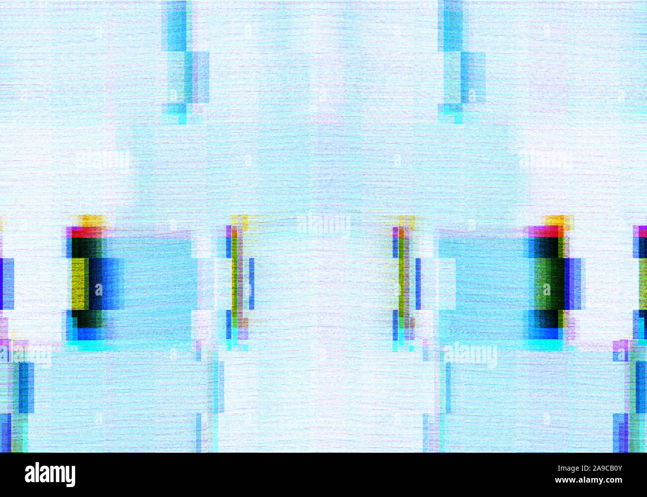 Glitch scanline texture on hi-res stock photography and images - Alamy
