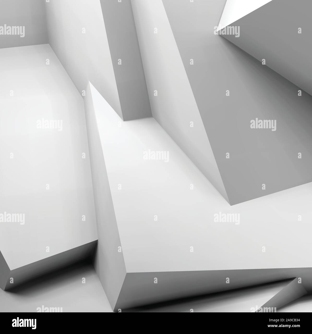 Abstract geometric background with overlapping cubes Stock Vector Image ...