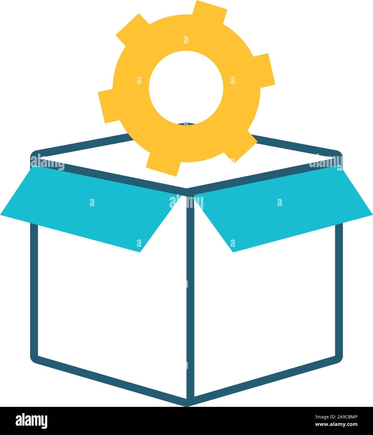 gears machine settings in box Stock Vector Image & Art - Alamy