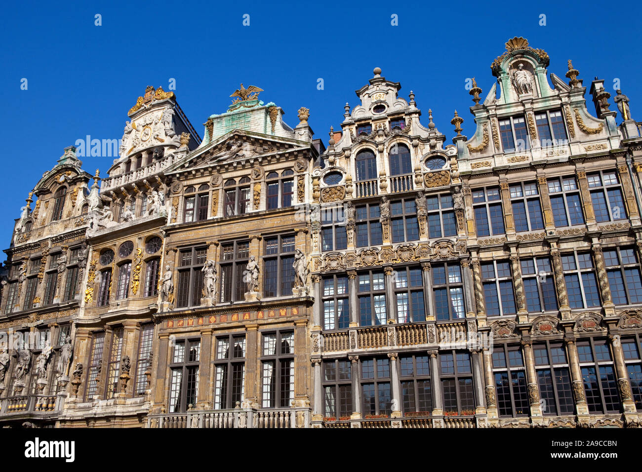 Stunning exteriors of some of the buildings on Grand Place in the city ...