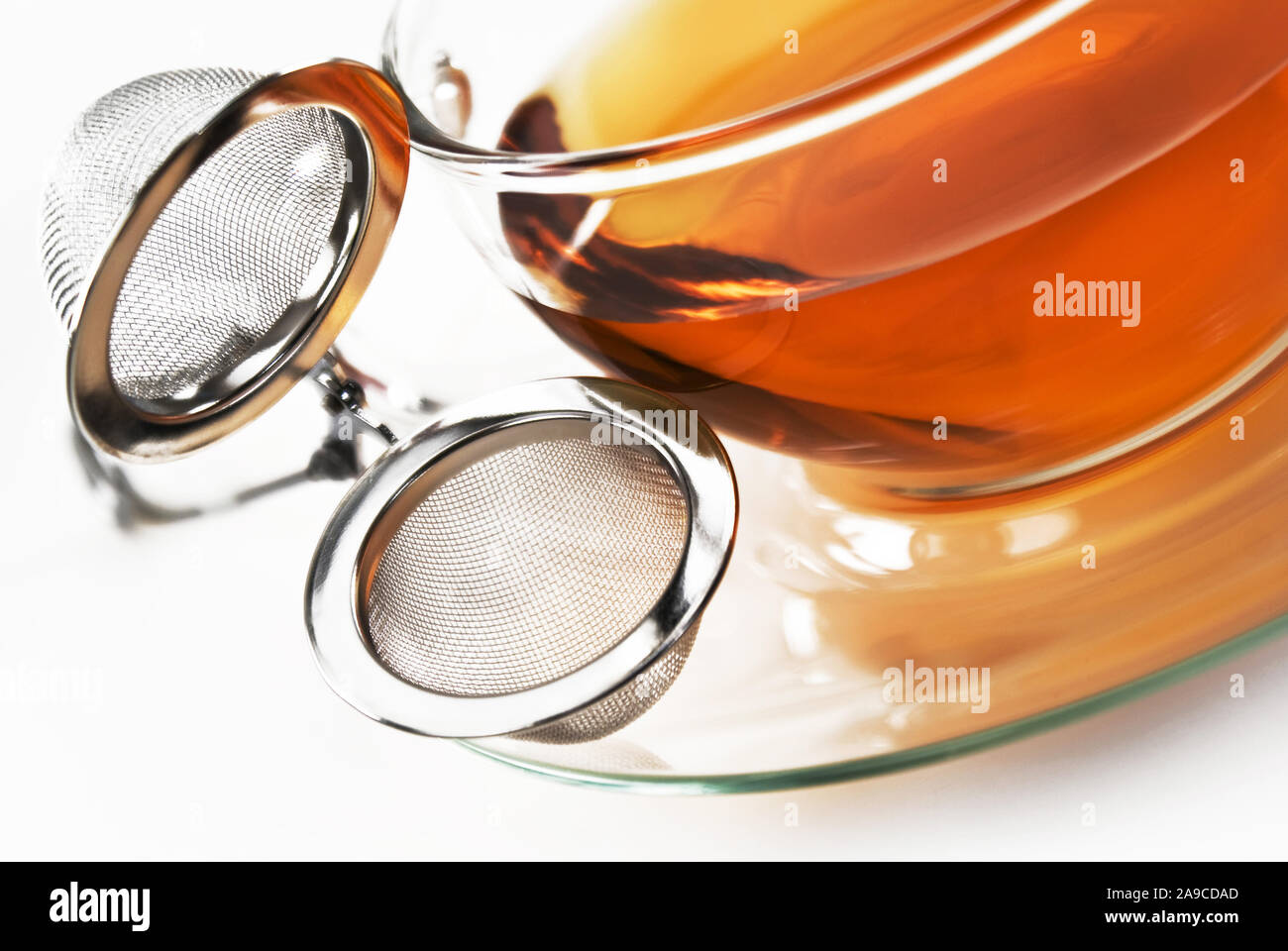 Tea glass cup close up Stock Photo - Alamy