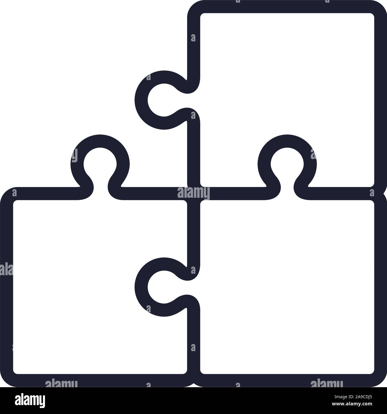 Isolated puzzle game vector design Stock Vector Image & Art - Alamy