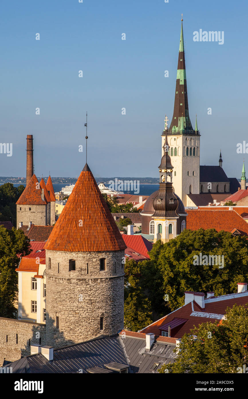 The stunning panoramic views from Toompea Hill looking over the ...