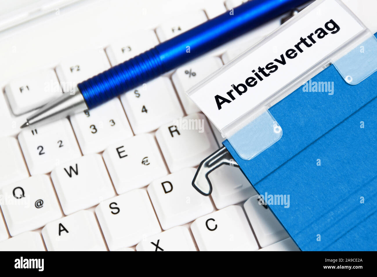 German Employment Contract and business background Stock Photo - Alamy